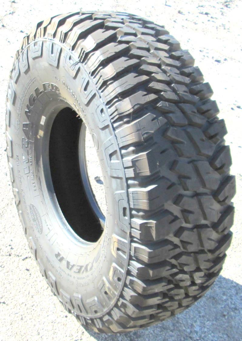 Goodyear Wrangler MT/R 37x12.50R16.5LT Radial Tire 100% Tread HMMWV
